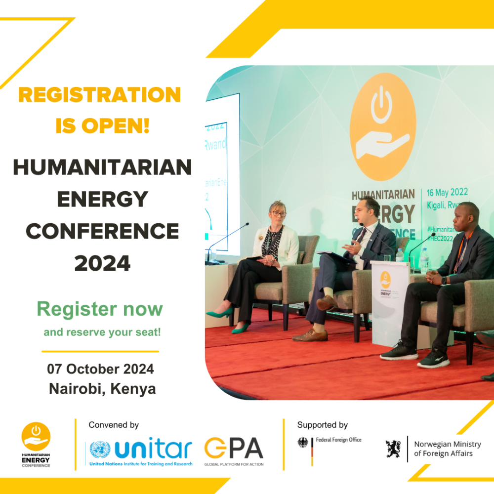Humanitarian Energy Conference (HEC) 2024 | Global Platform for Action
